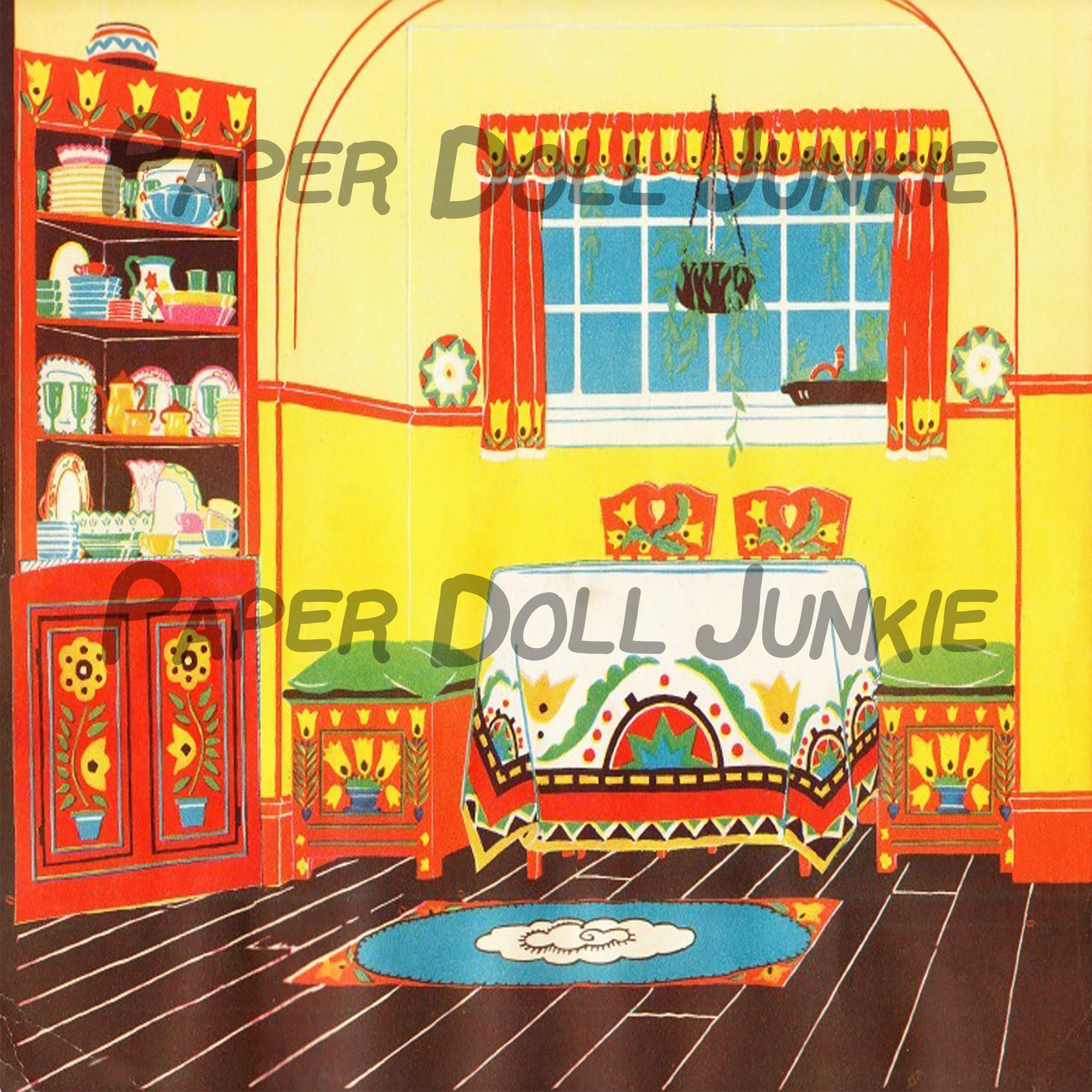 Printable Paper Doll House - Etsy Australia