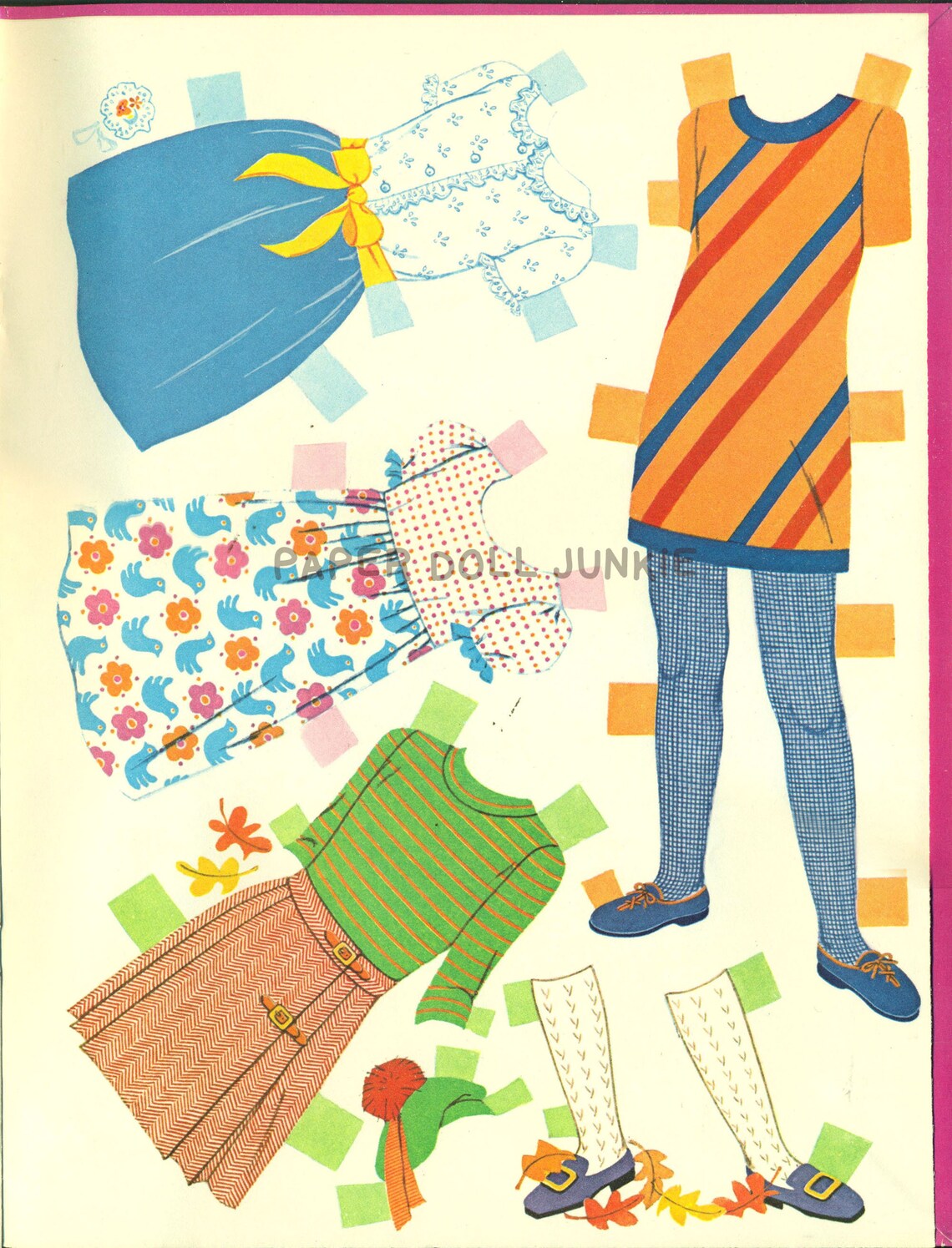 1968 Paper Doll Teen Model Paper Doll Retro Paper Doll - Etsy