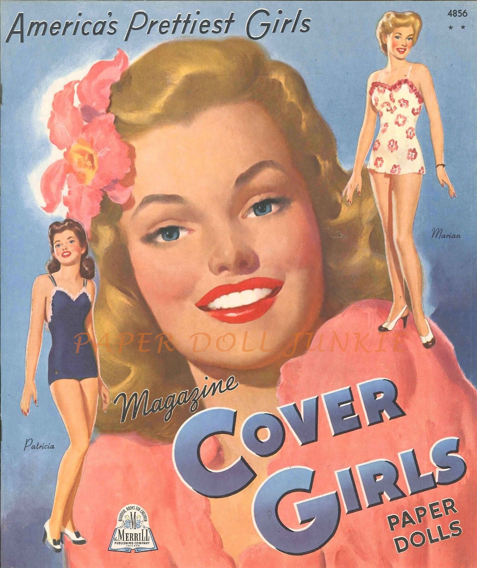 Magazine Cover Girls Paper Dolls 1940s Paper Dolls - Etsy