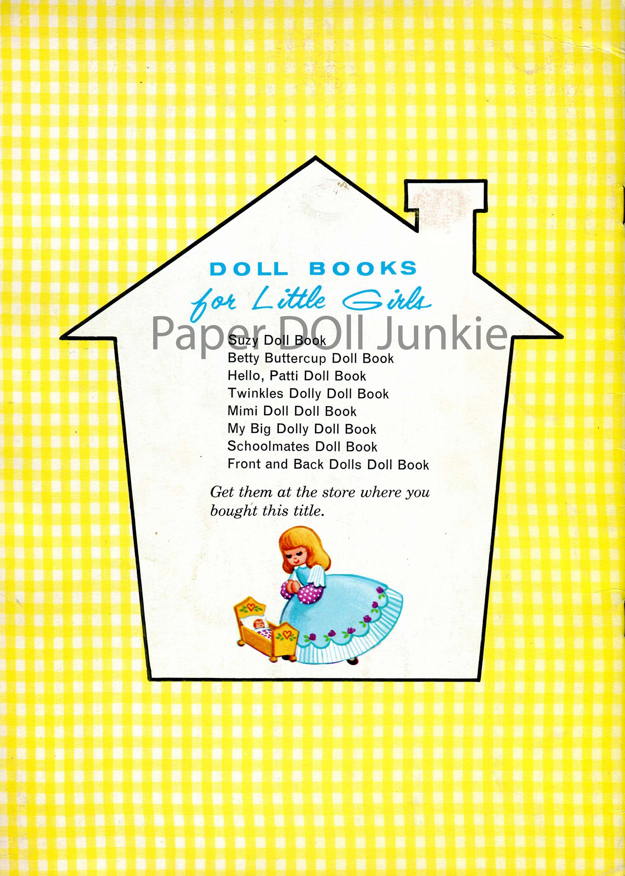 Vintage 1966 Paper Doll My Big Dolly Little Girl Clip Art - Etsy