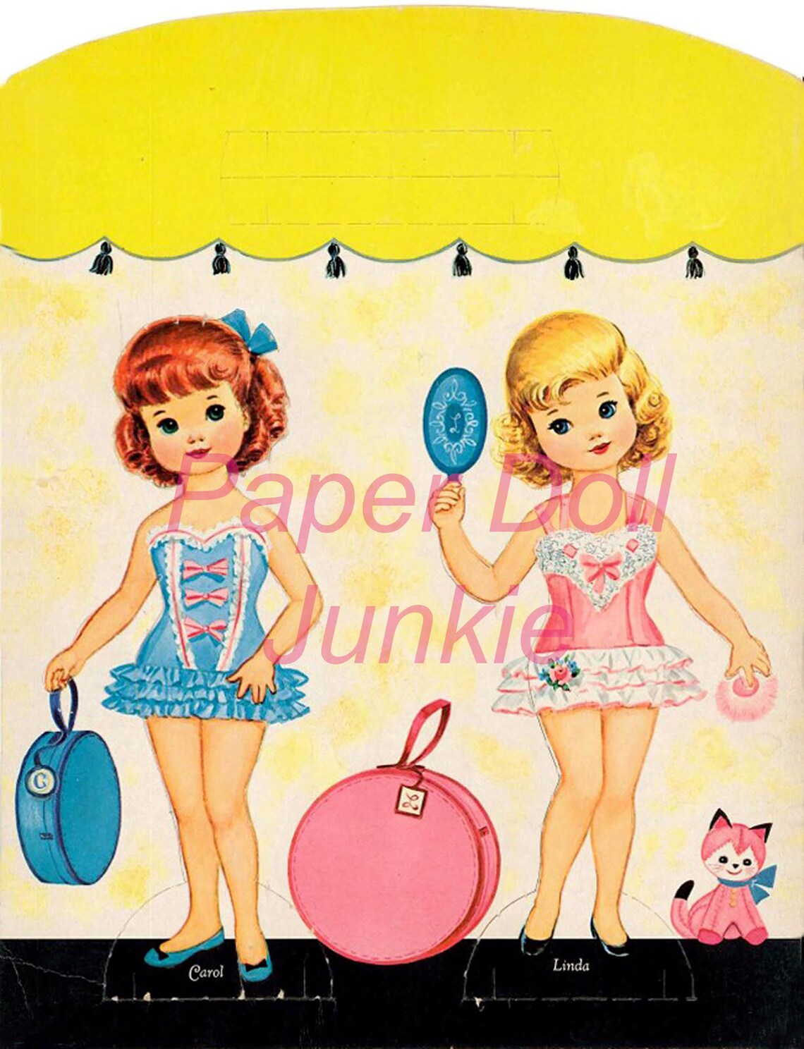 Vintage Paper Dolls Little Models Paper Dolls Instant - Etsy