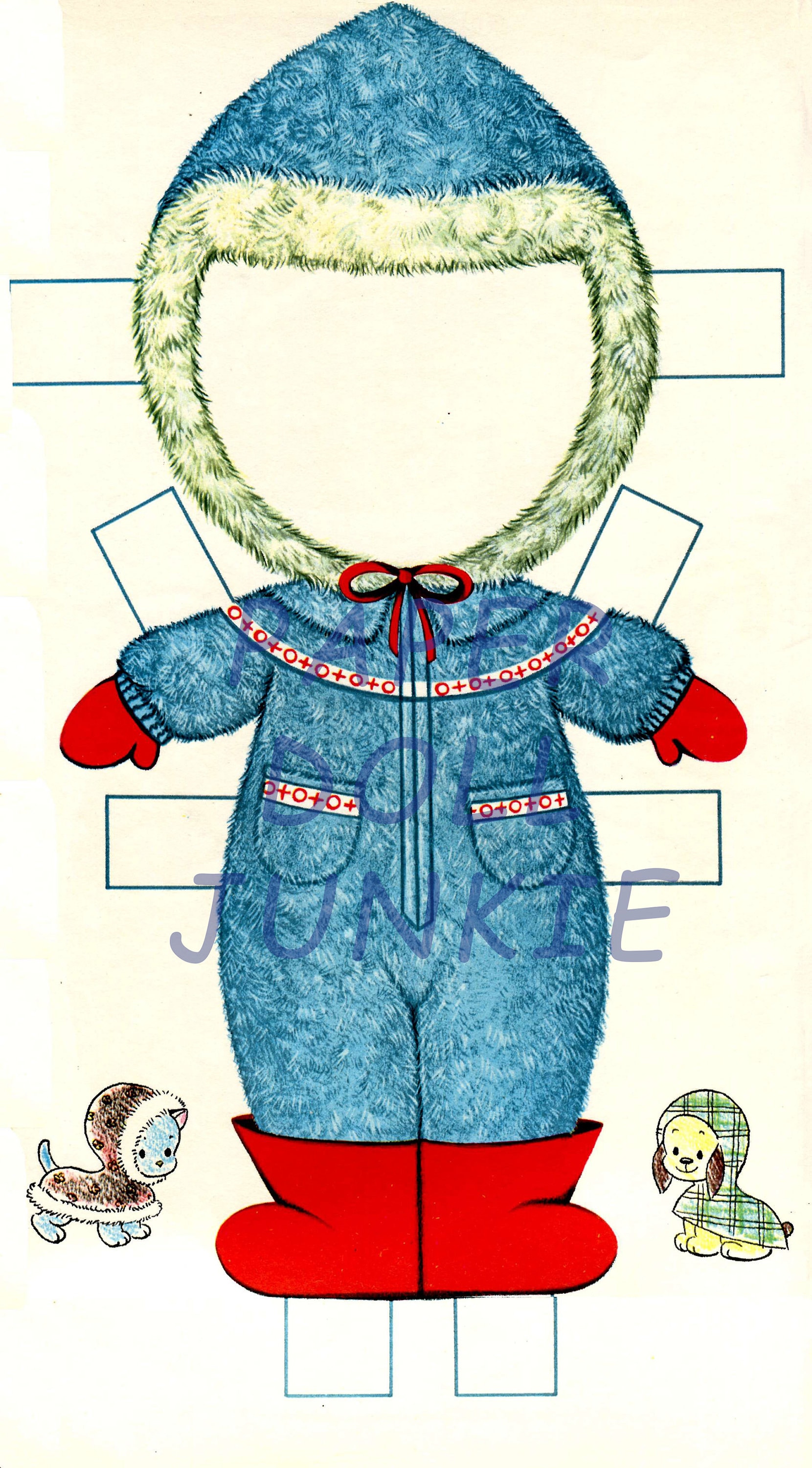 Vintage Paper Dolls Clip Art My Doll Melissa 1961 Printable PDF and ...