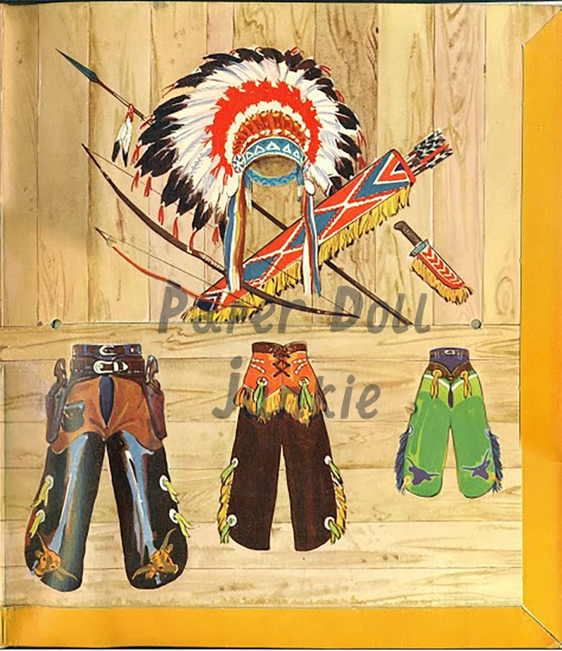 Vintage Paper Dolls - Printable - 1950s the Ranch Family Paper Dolls ...