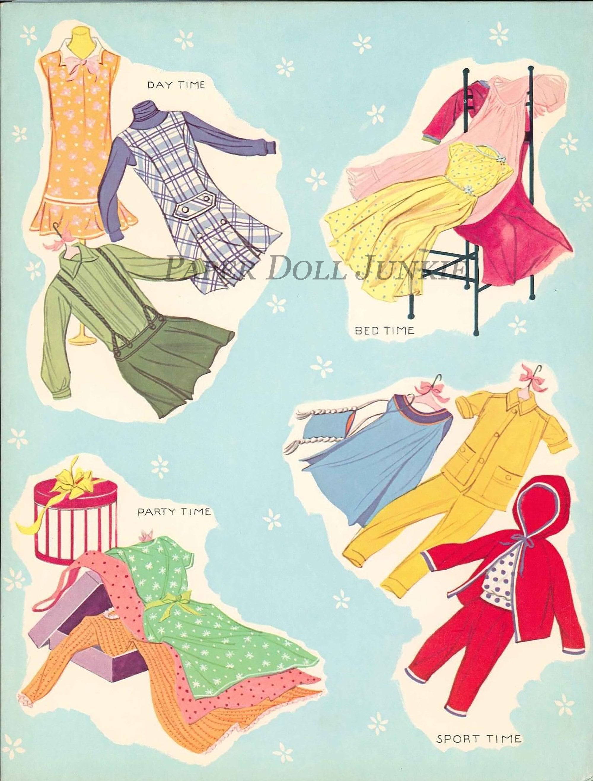 Art & Collectibles Vintage Paper Dolls 1966 Peg Nan Kay Sue Instant ...