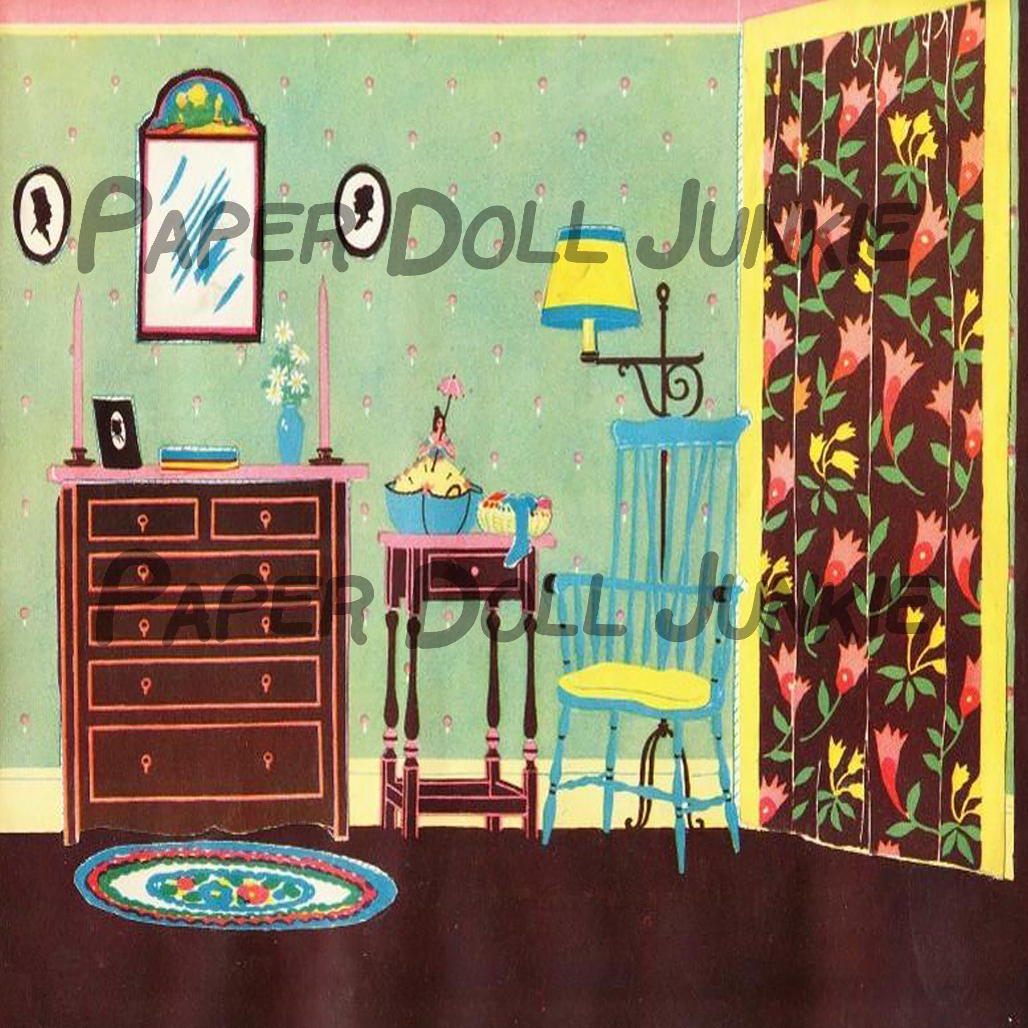 Printable Paper Doll House | Etsy Canada