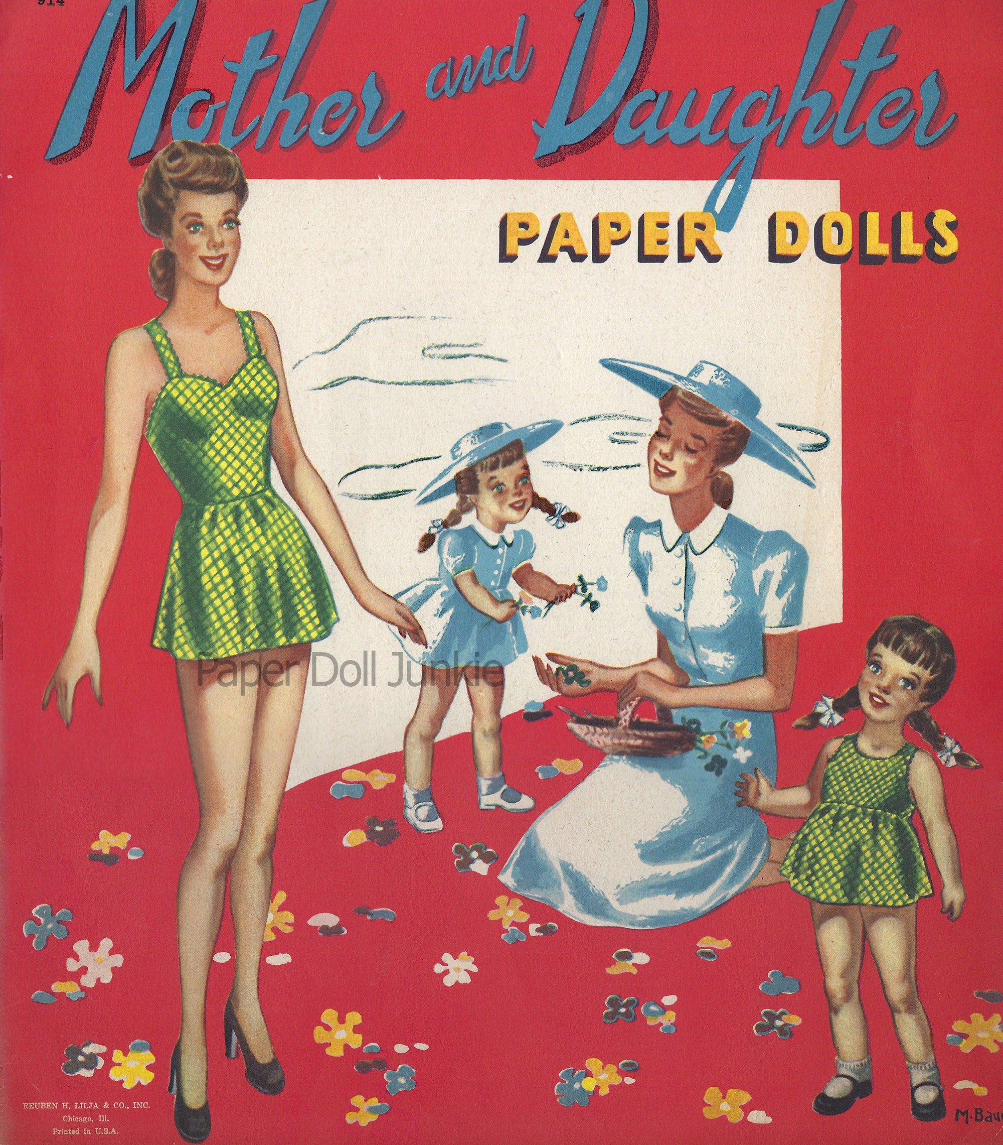 Vintage Paper Dolls, Printable Paper Dolls, Instant Download Paper ...