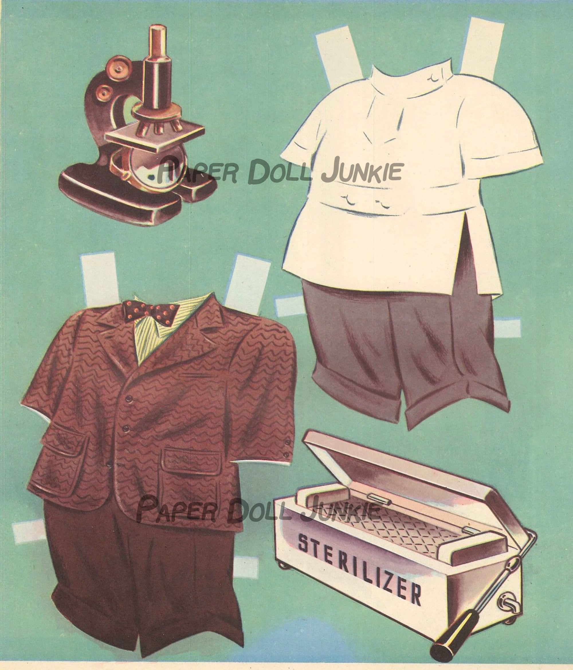 Instant Download Little Doctor Paper Dolls PDF Download - Etsy Canada