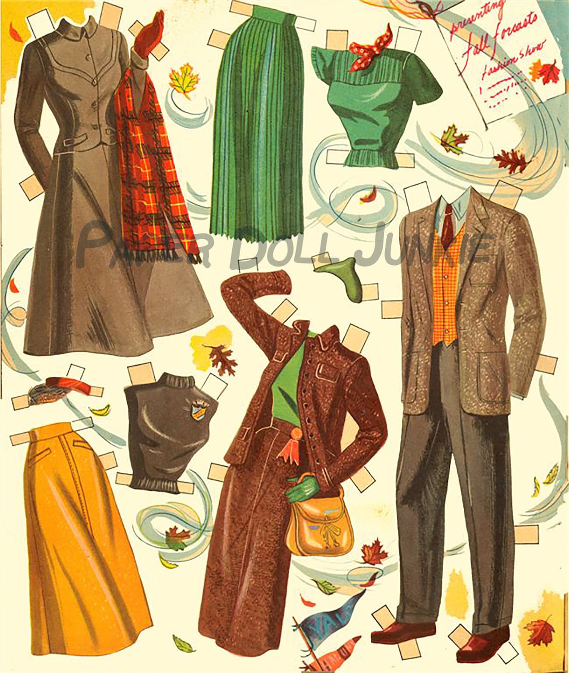 Vintage Paper Dolls Instant Download Paper Dolls 3 Dolls - Etsy