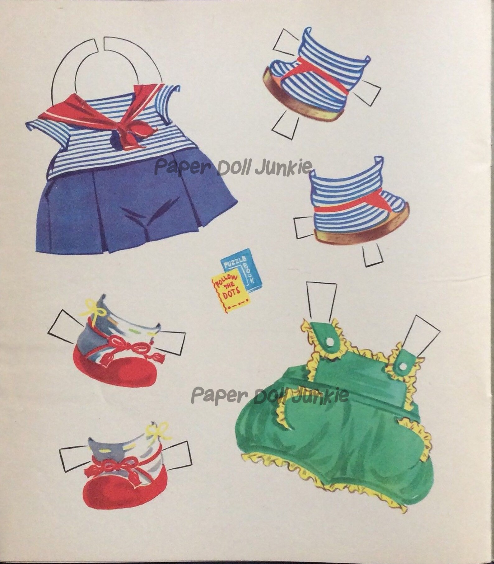 Vintage 1940s Printable Paper Dolls - Etsy