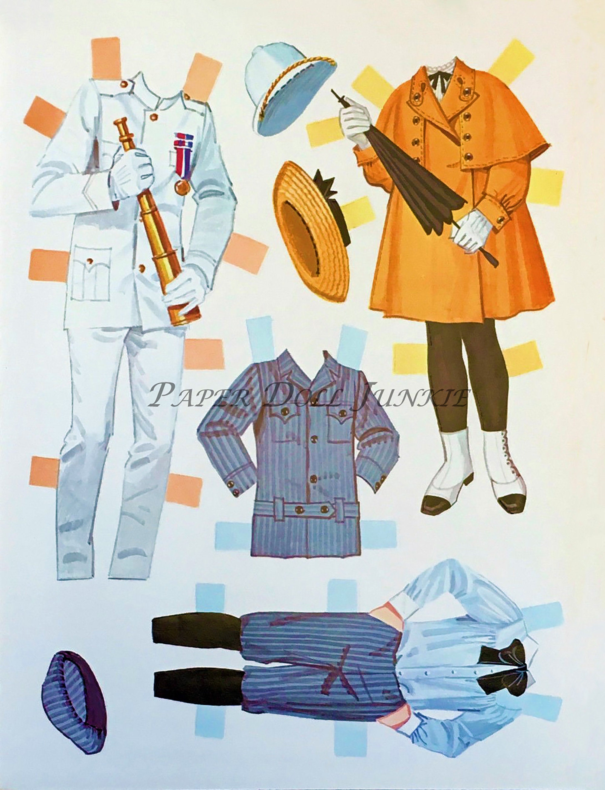 Vintage 1968 Chitty Chitty Bang Bang Paper Dolls Printable Instant ...
