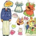 Little Mother Vintage Paper Dolls PDF Printable, JPEG, Children Clip ...