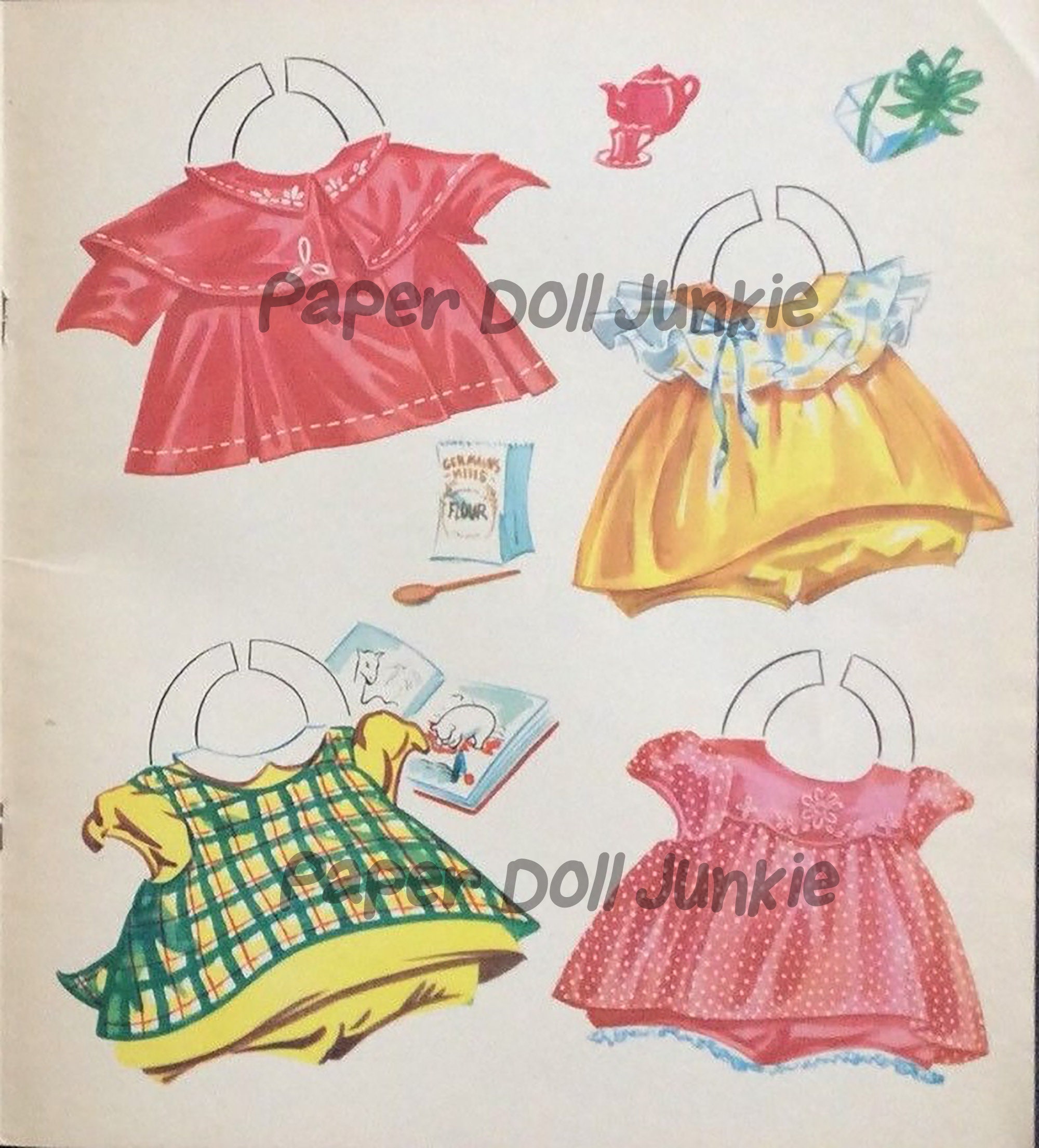 Vintage 1940s Printable Paper Dolls - Etsy