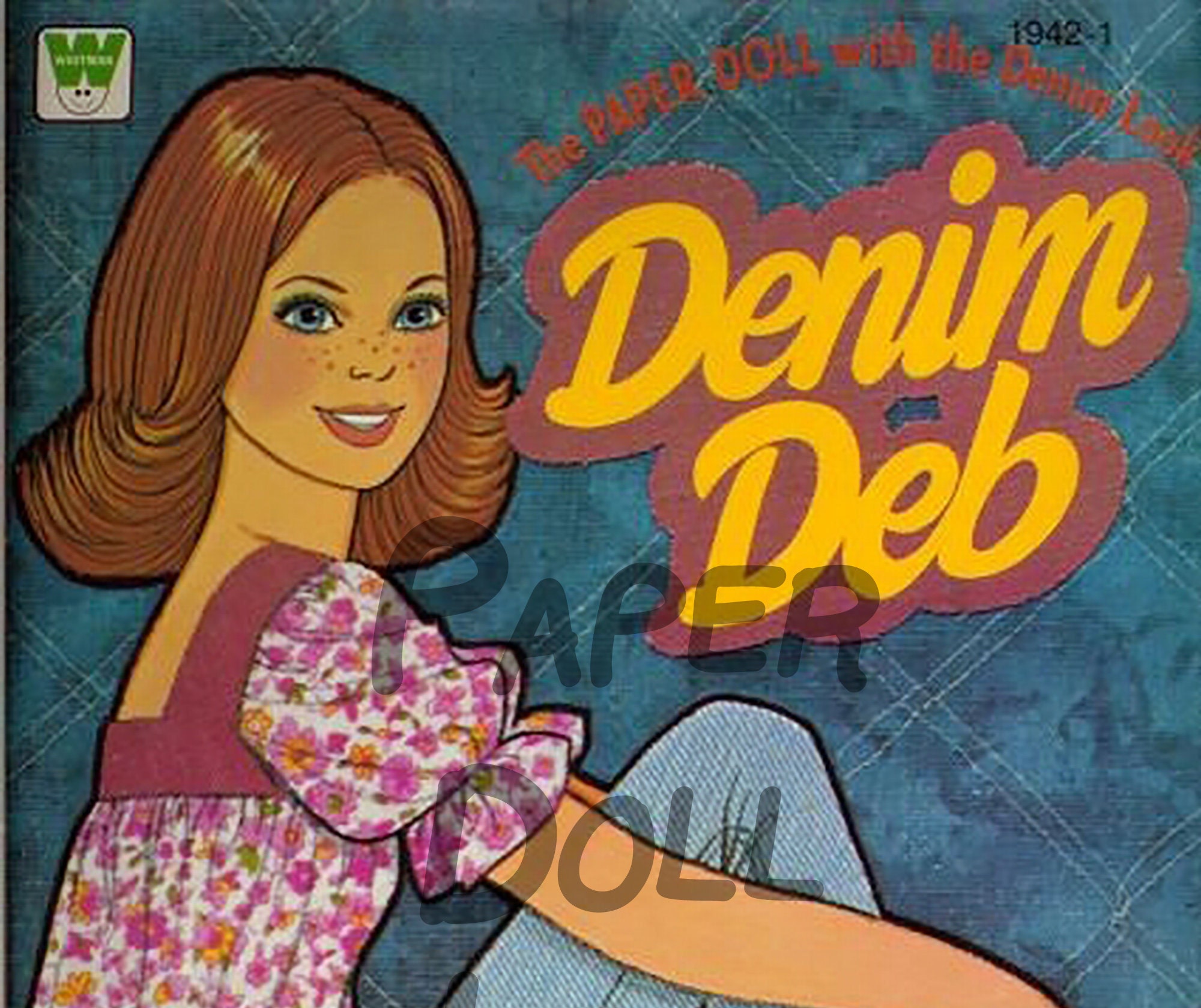 Denim Deb Paper Doll PDF Printable Instant Download - Etsy