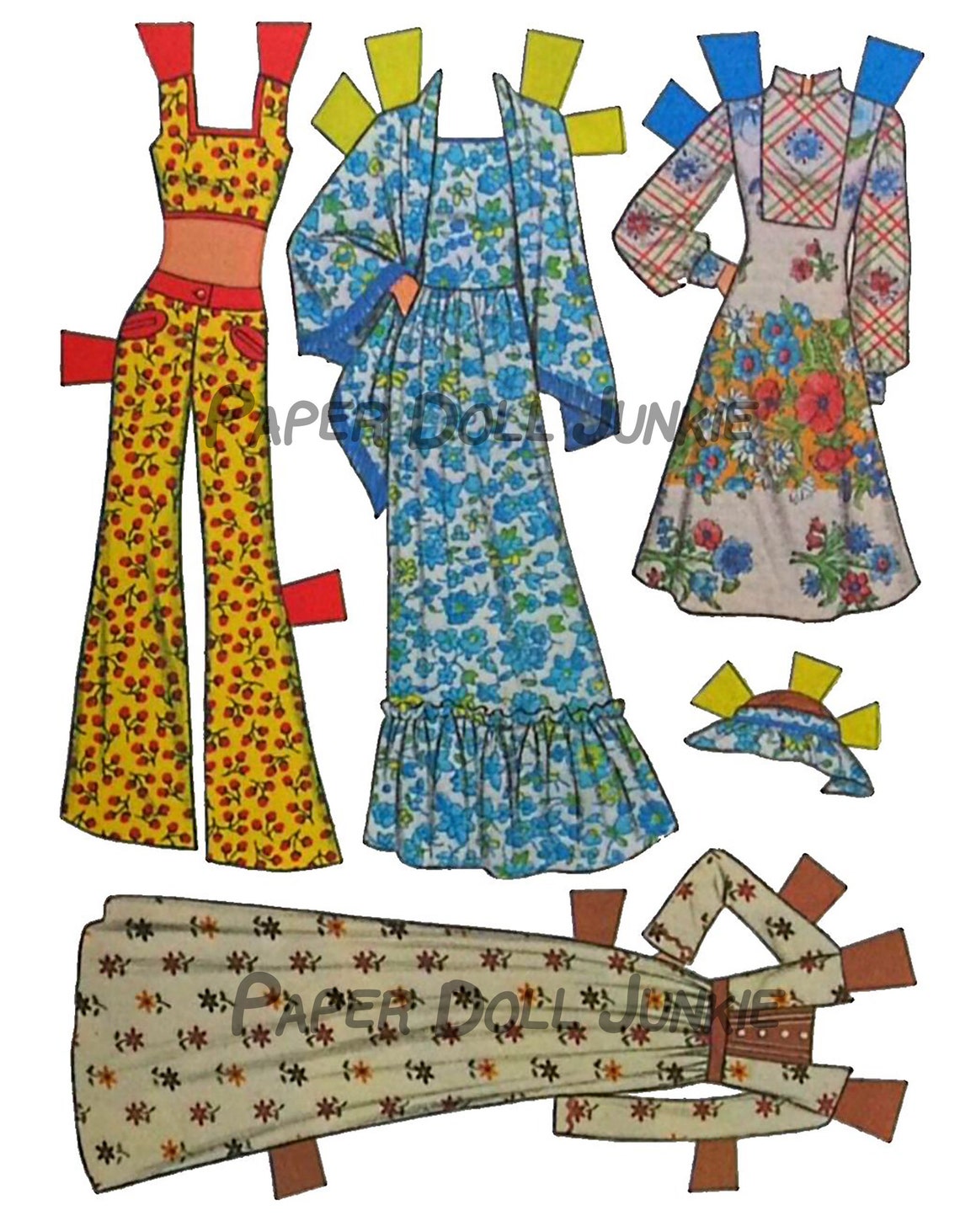 Denim Deb Paper Doll PDF Printable Instant Download - Etsy