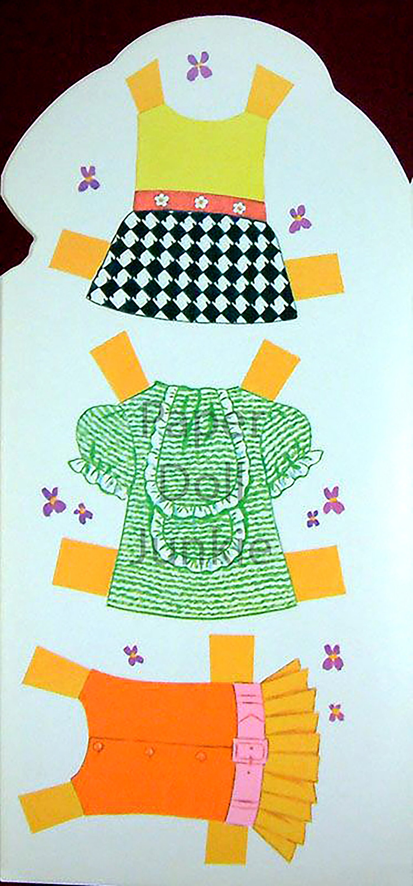 Vintage Paper Doll Printable Pretty Pat 1969 Retro Paper Doll PDF and ...