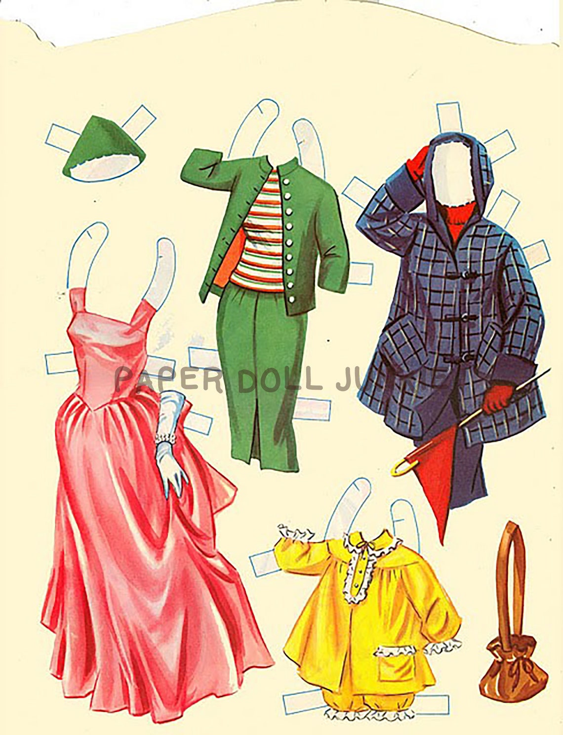 Vintage Paper Dolls 1950s Paper Dolls Champion Paper Dolls - Etsy