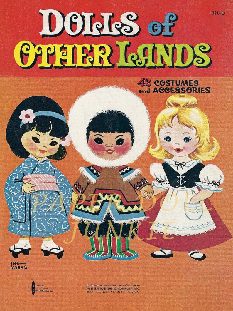 Vintage Dolls of Other Lands Paper Dolls: Cultural Costumes (printable ...