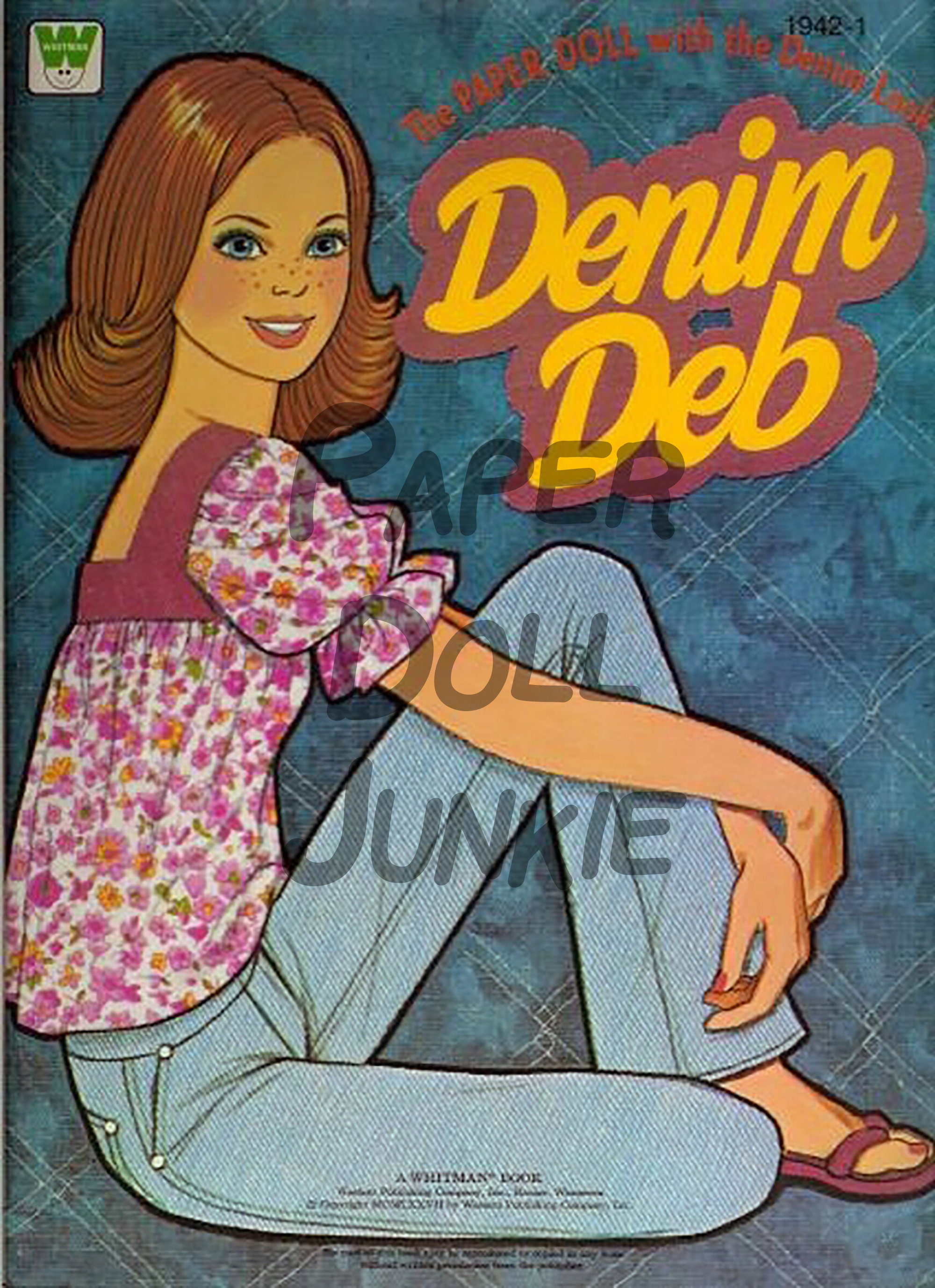 Denim Deb Paper Doll PDF Printable Instant Download Digital PDF Paper ...
