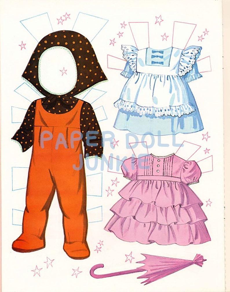 Vintage Paper Doll Baby First Step 1965 Paper Doll - Etsy