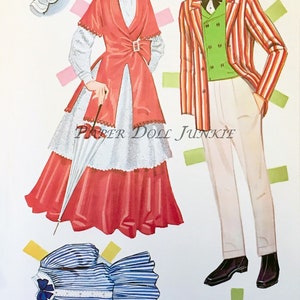 Vintage 1968 Chitty Chitty Bang Bang Paper Dolls Printable Instant ...