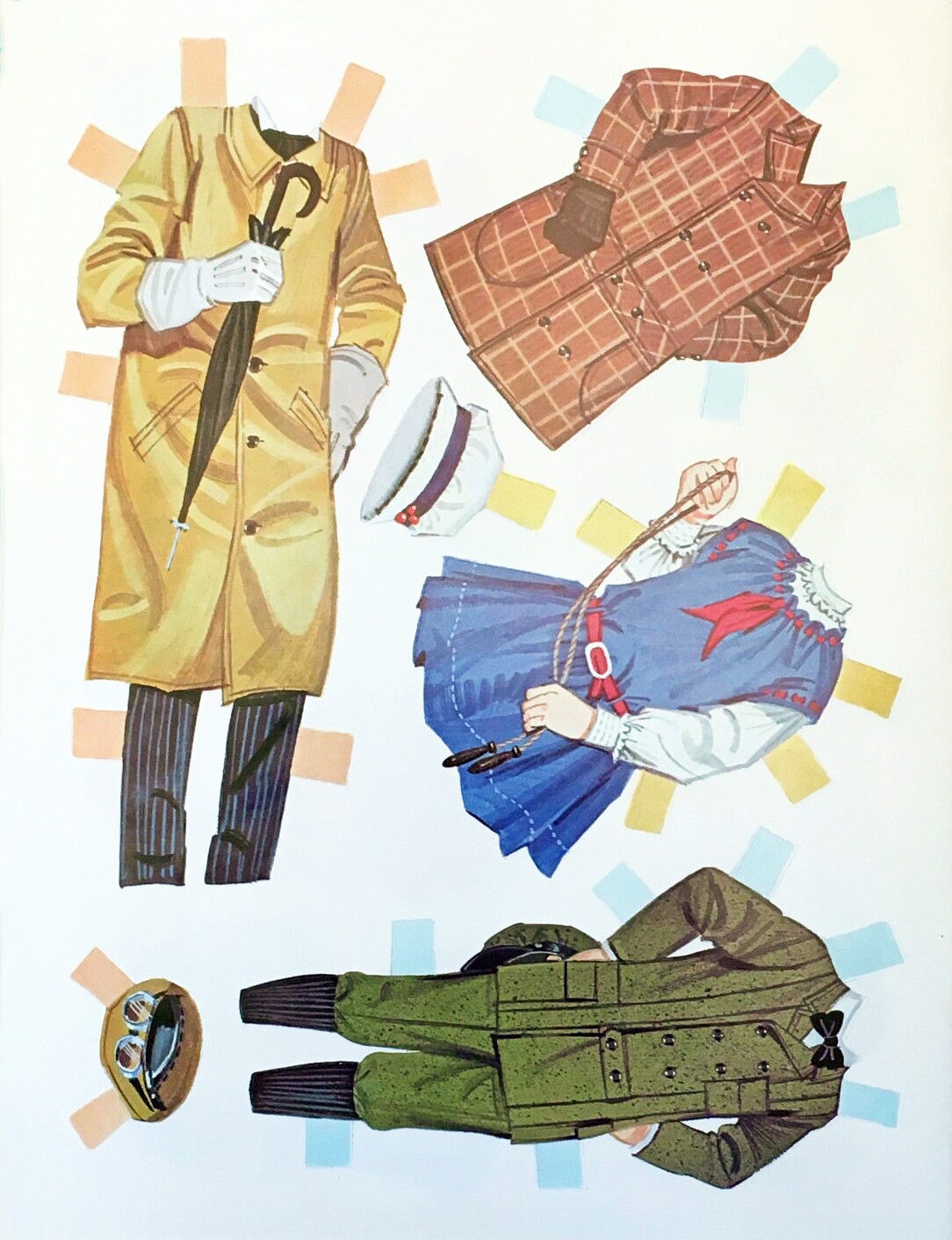 Vintage 1968 Chitty Chitty Bang Bang Paper Dolls Printable Instant ...