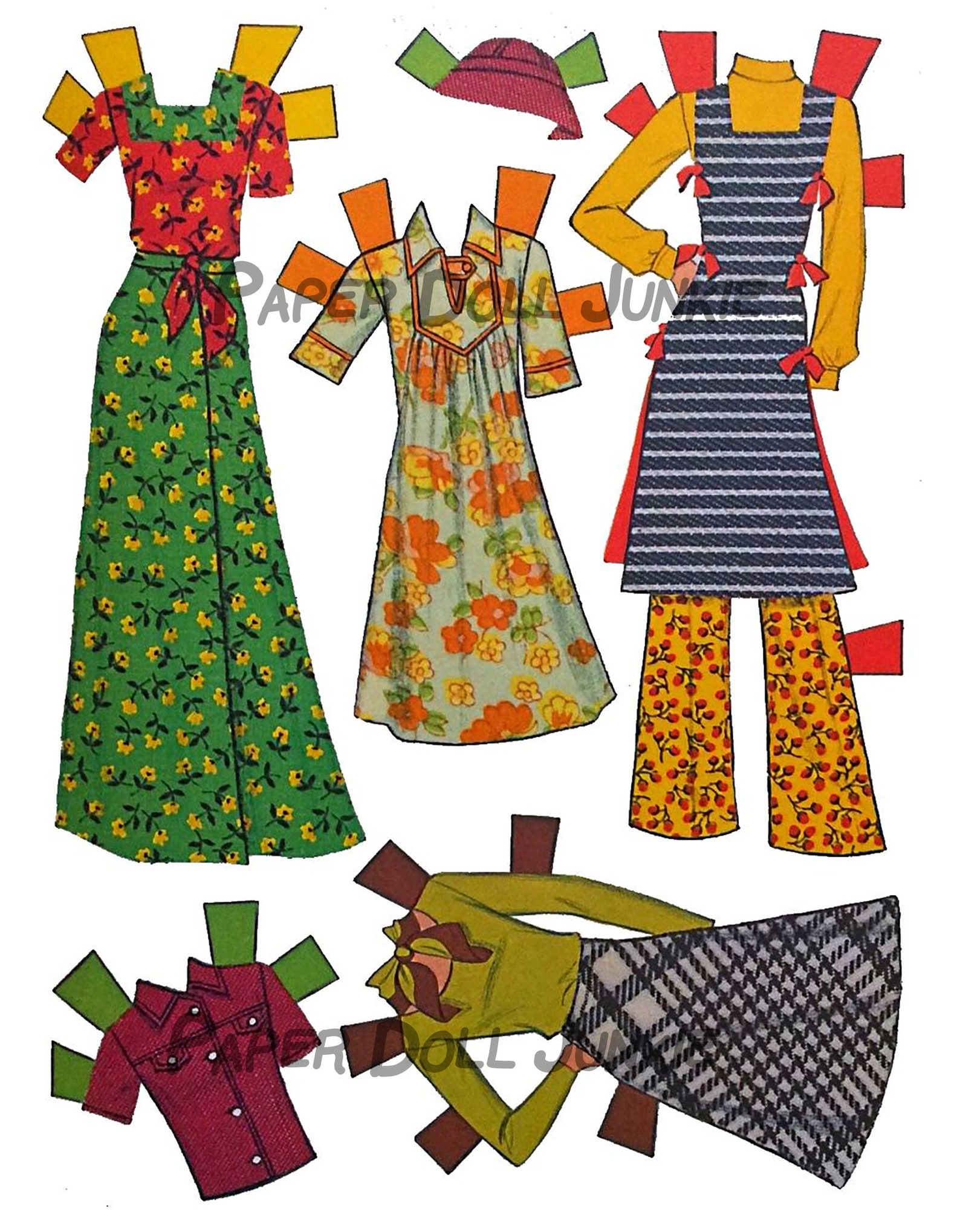 Denim Deb Paper Doll PDF Printable Instant Download - Etsy