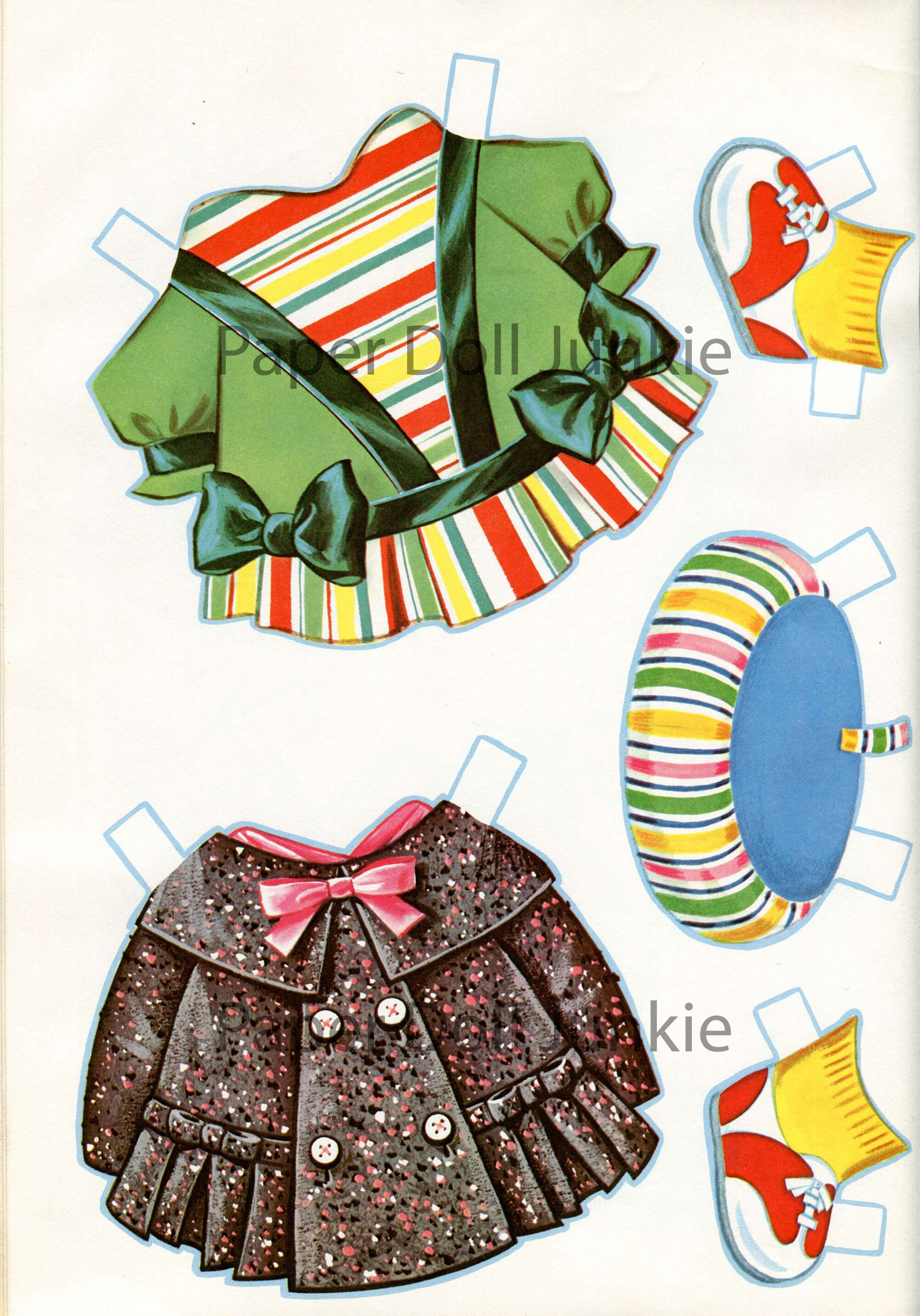 Vintage 1966 Paper Doll My Big Dolly Little Girl Clip Art - Etsy