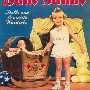 Vintage Paper Dolls - Instant Download - 1941 Baby Sandy Tiniest Movie ...