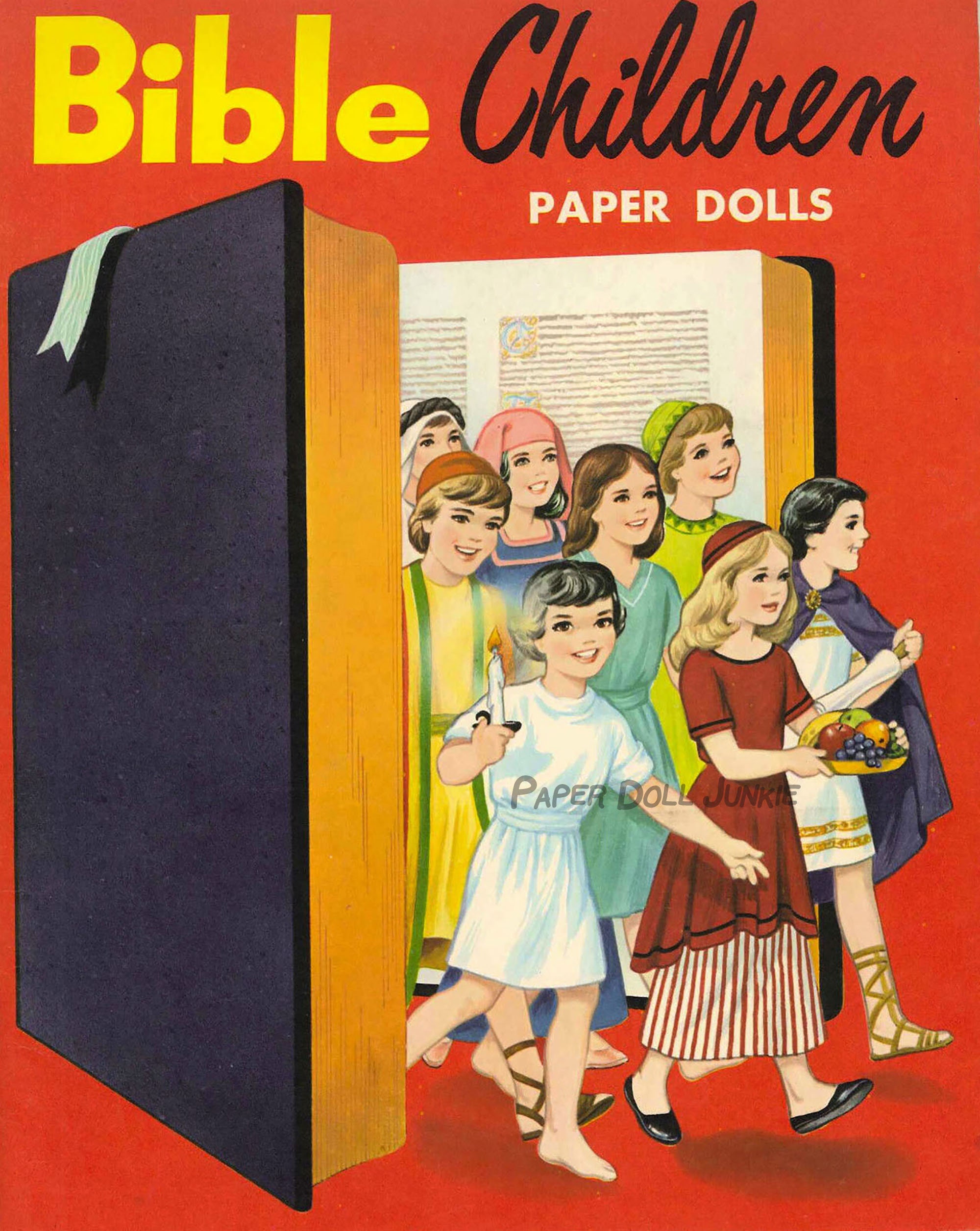 Bible Children Paper Dolls Vintage Paper Doll Printables | Etsy