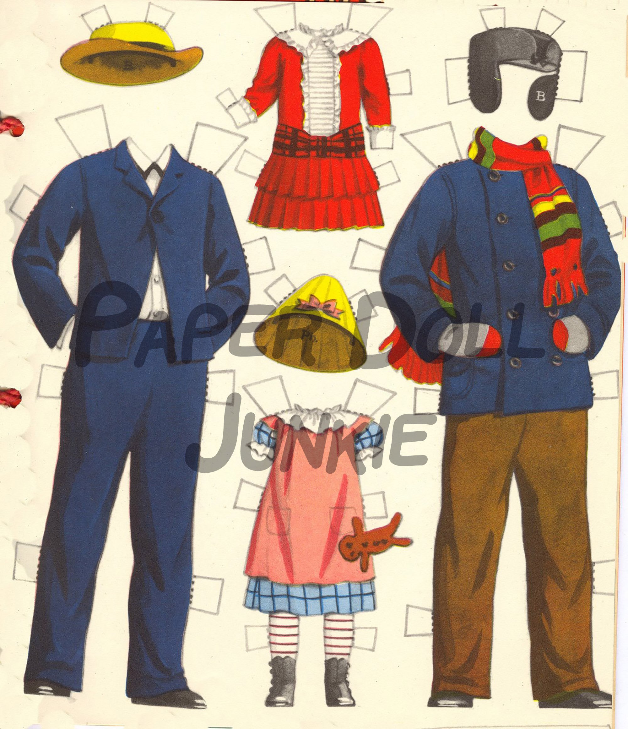 Five Little Peppers Paper Dolls Instant Download Printables - Etsy