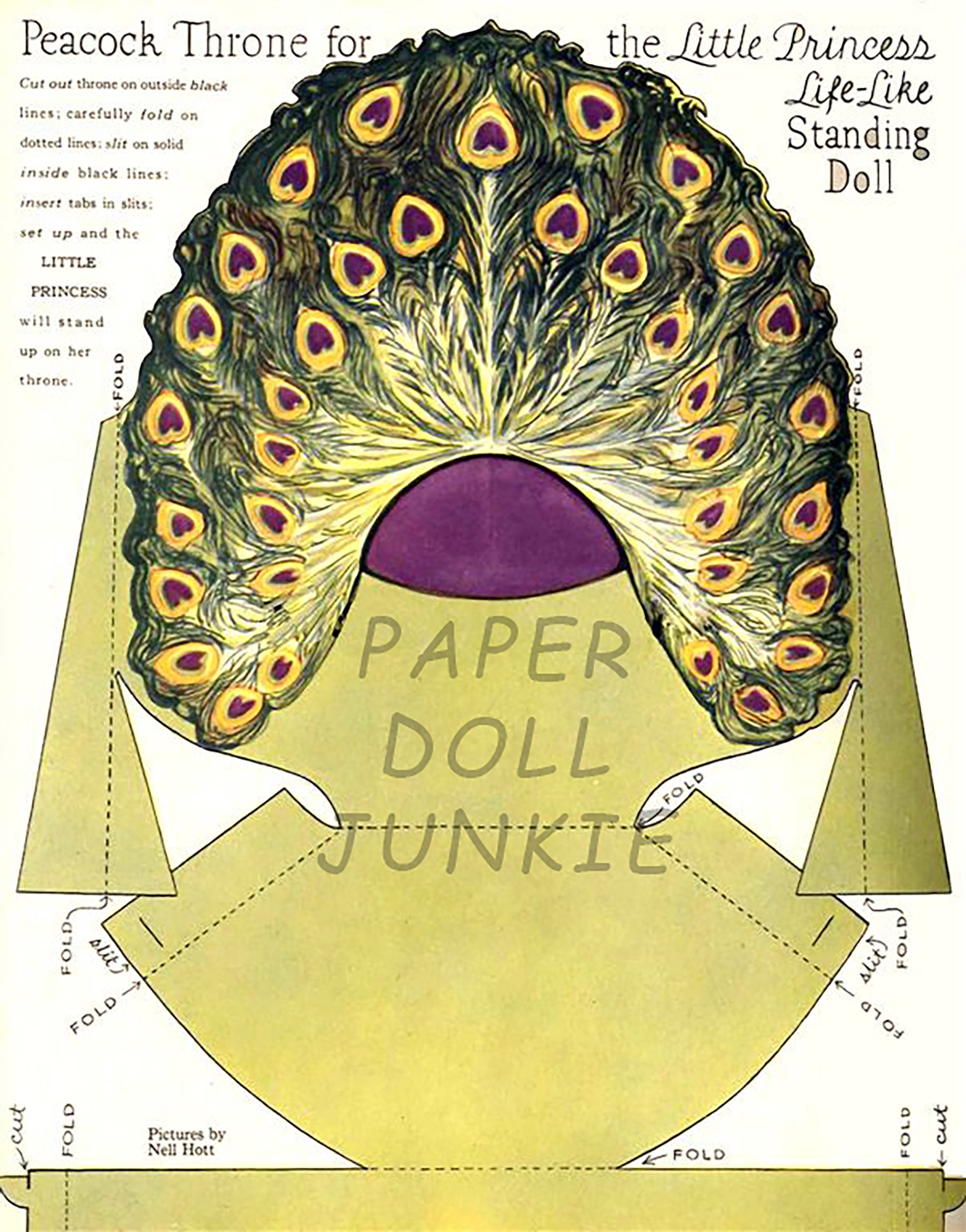 Little Princess Paper Dolls 1930s Instant Digital Download PDF and JPEG ...