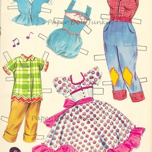 Mother and Daughter Paper Dolls, Vintage Paper Dolls Printables - Etsy