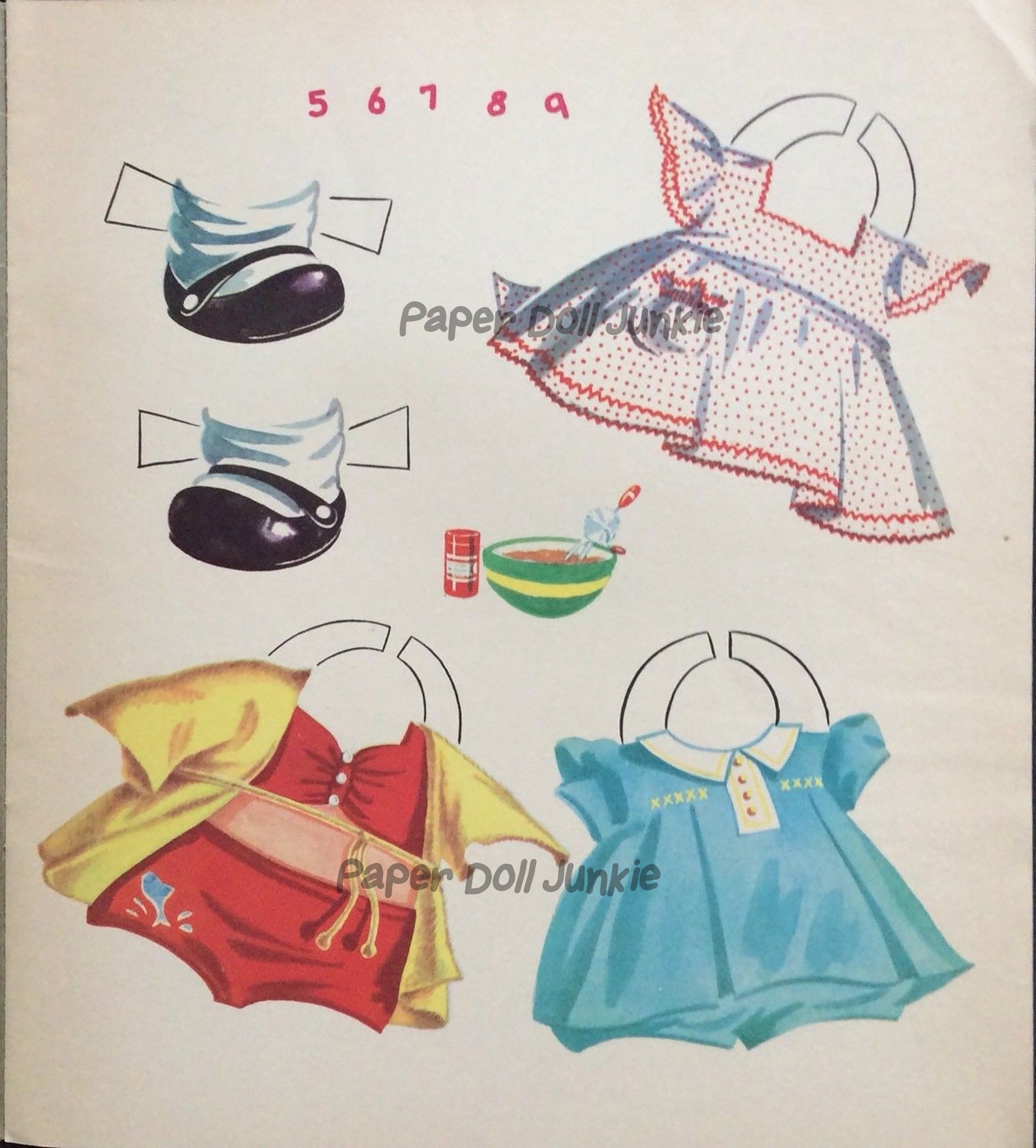 Vintage 1940s Printable Paper Dolls - Etsy