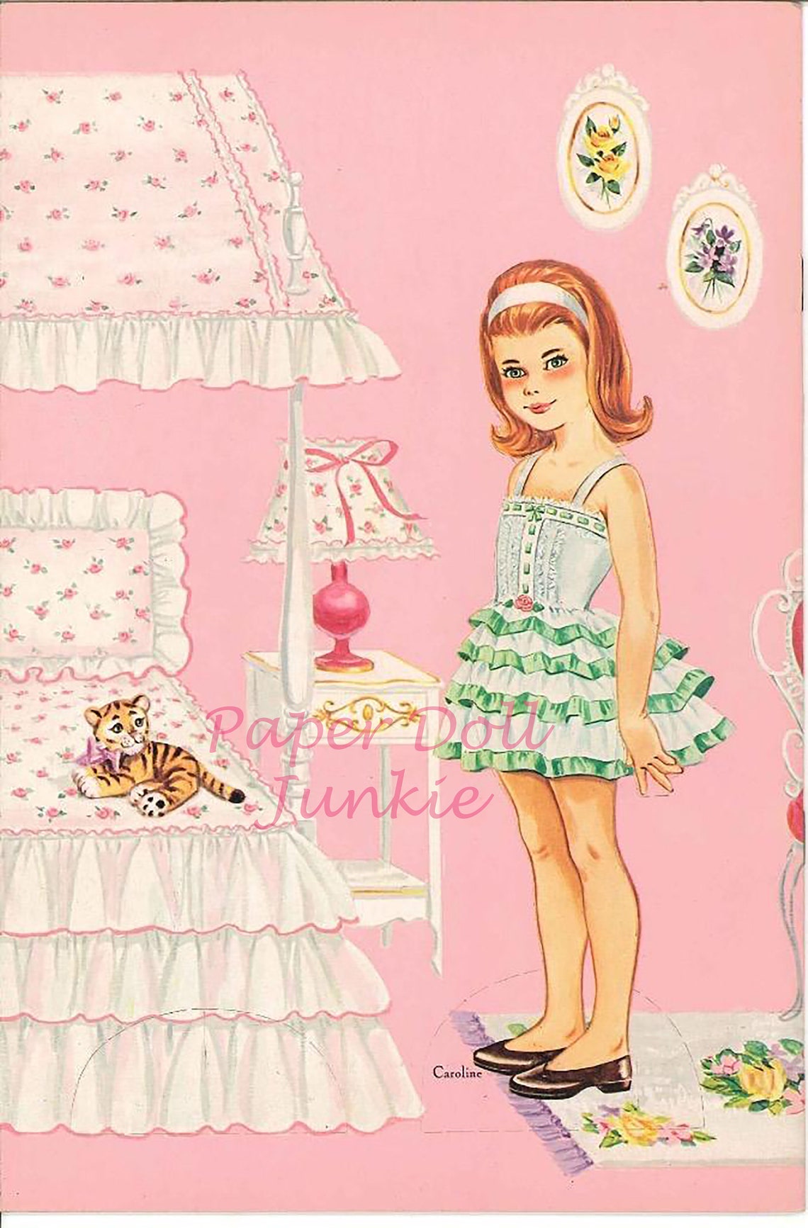 Vintage Tween Age Paper Dolls 1950s Retro Paper Doll Tween - Etsy