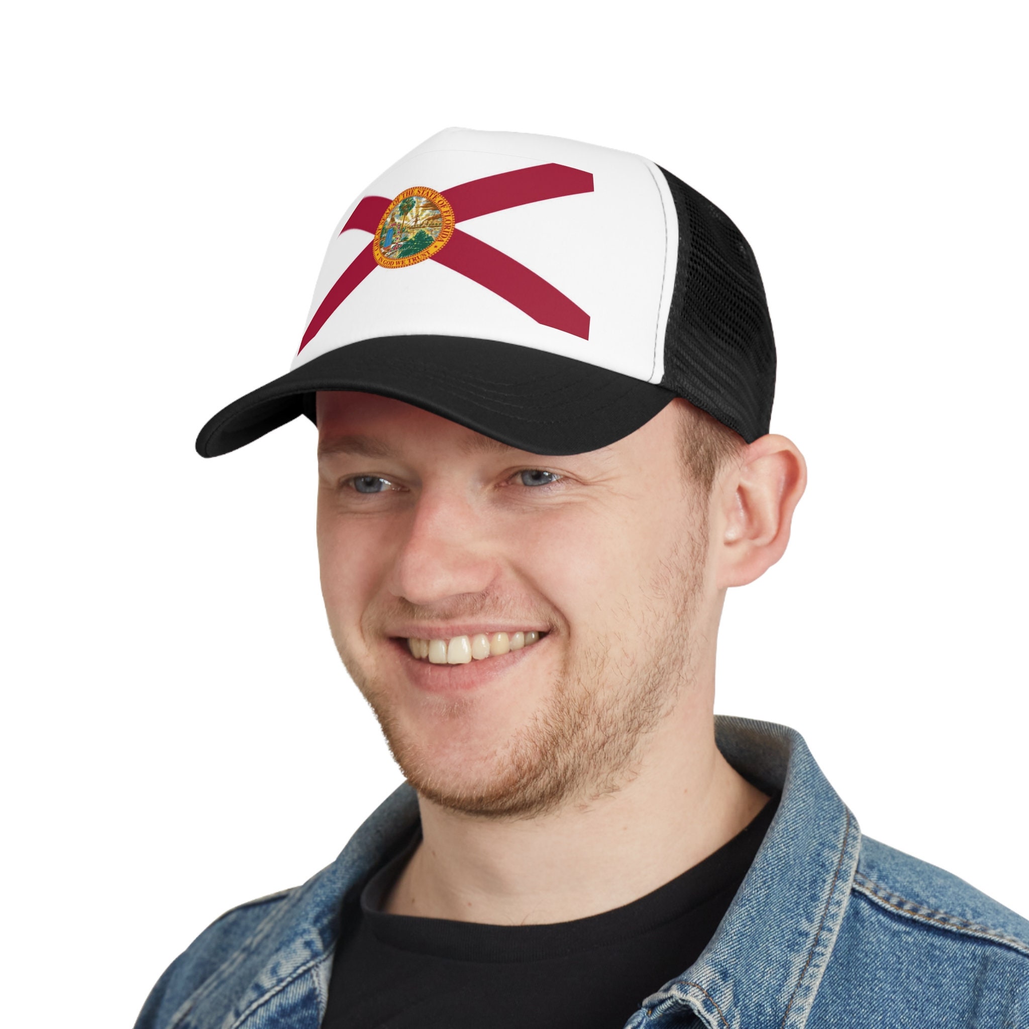 Florida State Huge Flag Mesh Hat - Etsy