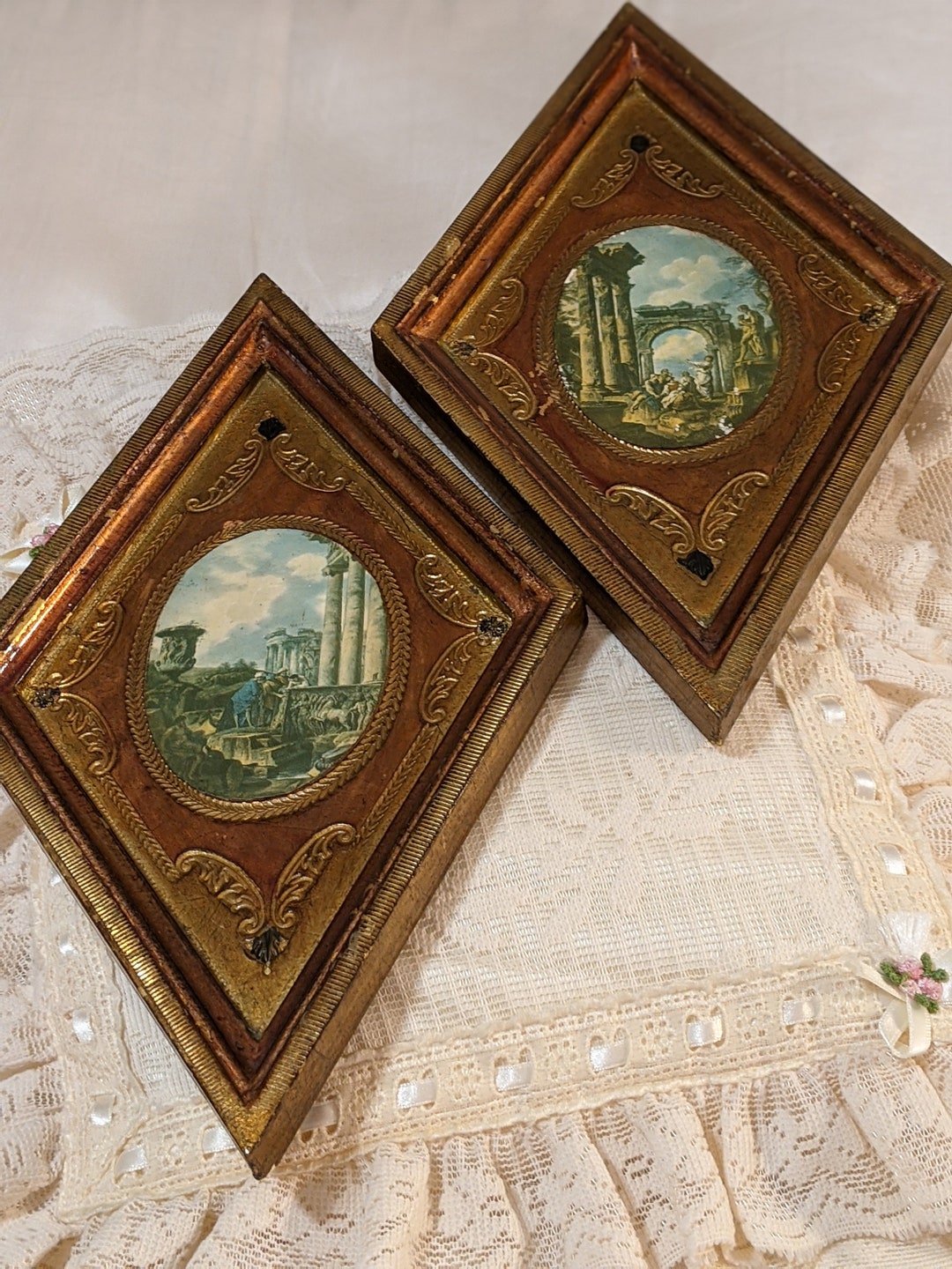 Vintage, Florentia Shadow Box Wall Hanging. Mid 20th Century Antique ...