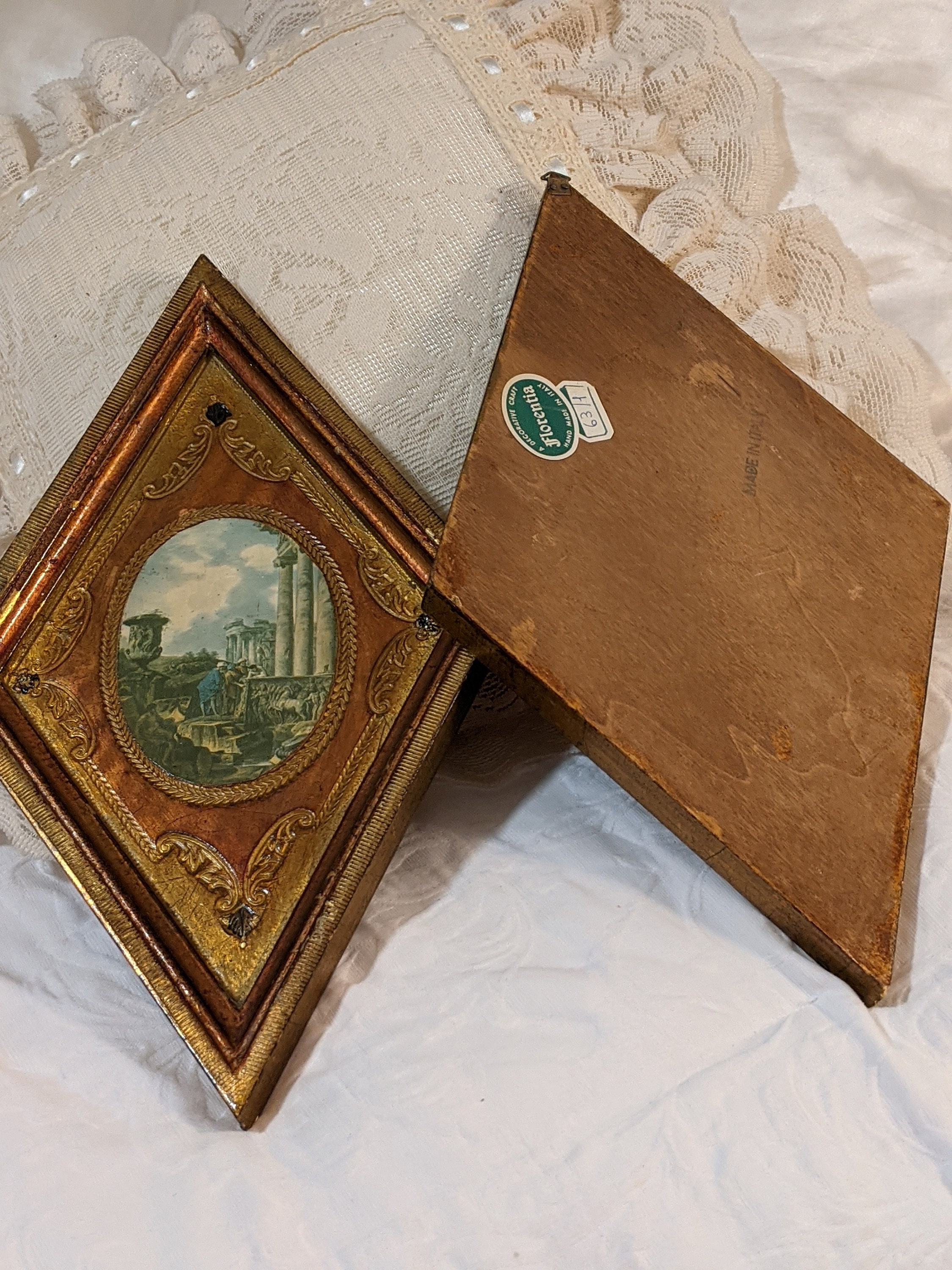 Vintage, Florentia Shadow Box Wall Hanging. Mid 20th Century Antique ...