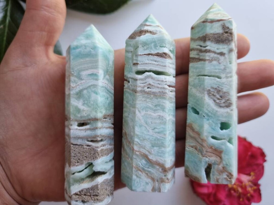 Blue Arragonite Towers Crystal Towers - Etsy