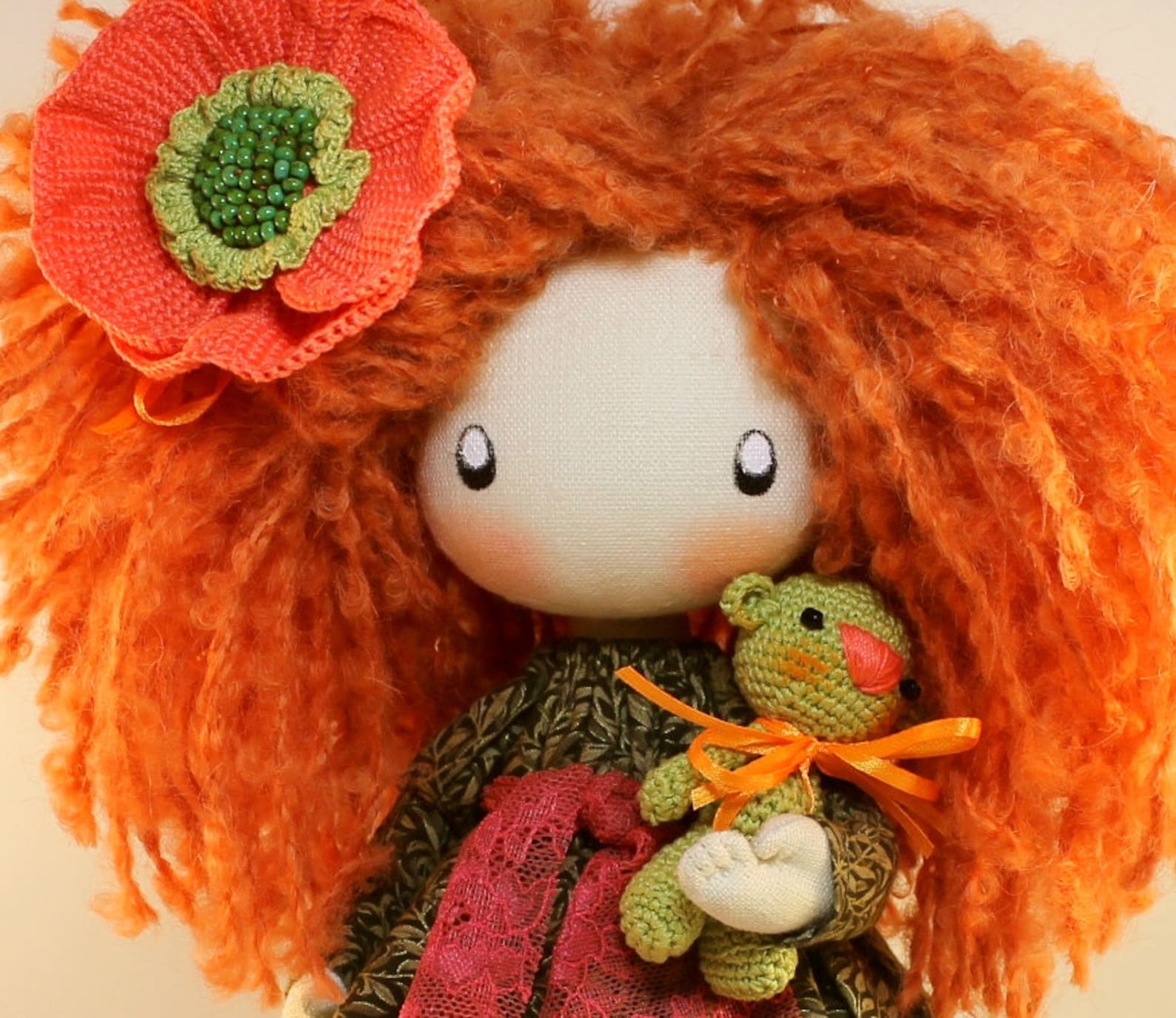 How to Make Doll Hair, Rag Doll Hair Yarn Making, Make Your Own Doll ...