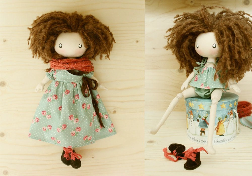 How to Make Doll Hair, Rag Doll Hair Yarn Making, Make Your Own Doll ...