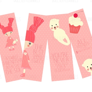 Digital Bookmark, Instant Download, Cute Bookmarks Template, Digital ...