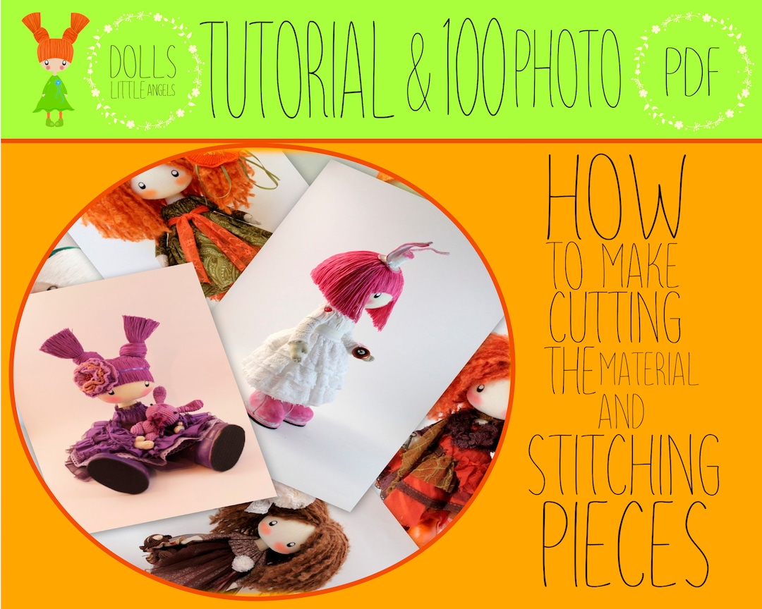 PDF Doll Making, Cloth Doll Pattern, Doll Body, Doll Pattern, Rag Doll ...