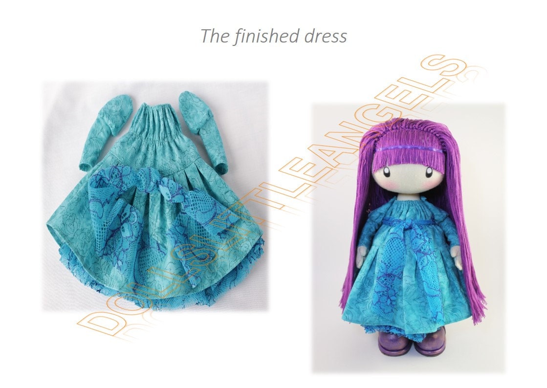 PDF Doll Dress Pattern Doll Clothes Doll Sewing Pattern | Etsy