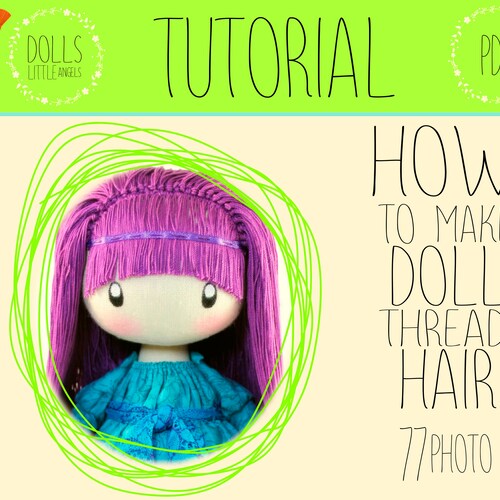 How to Make Doll Hair Rag Doll Hair Yarn Making Make Your - Etsy