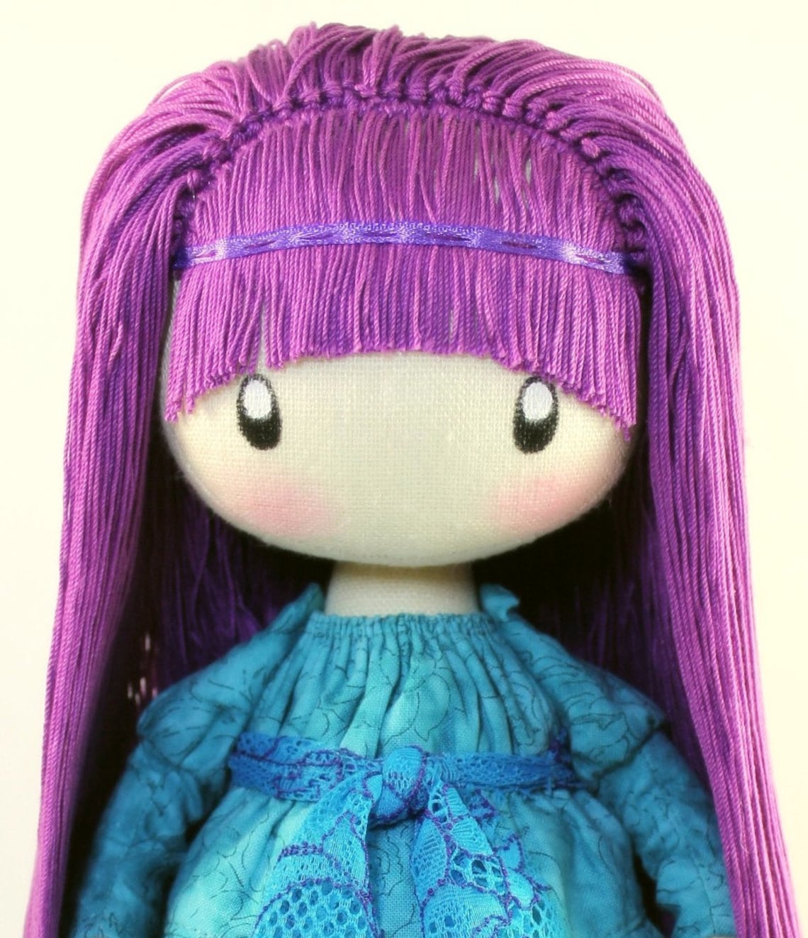 How to Make Doll Hair Rag Doll Hair Yarn Making Make Your | Etsy