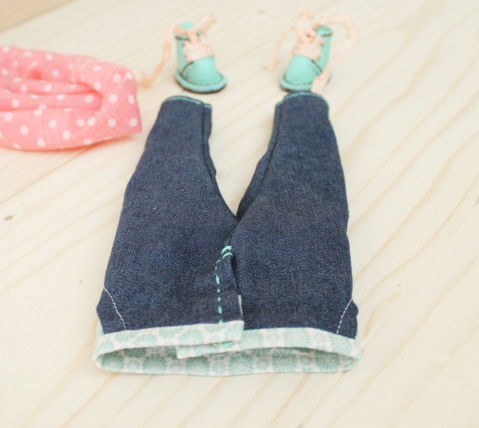 PDF Doll Clothes Pattern, Doll Jeans Tutorial, Tutorial Doll Clothes ...