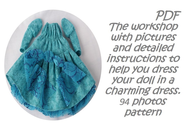 PDF Doll Dress Pattern Doll Clothes Doll Sewing Pattern - Etsy
