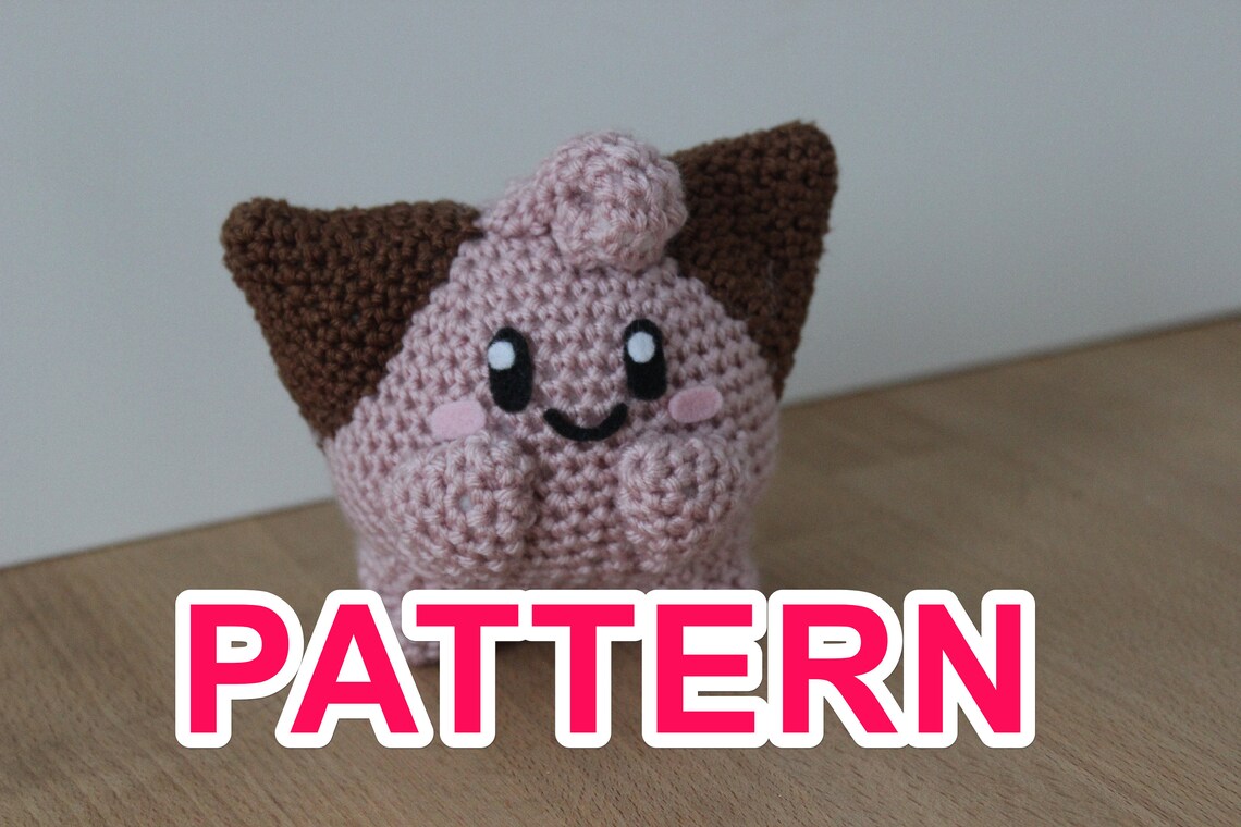Clefairy and Cleffa Pokémon Crochet Pattern - Etsy