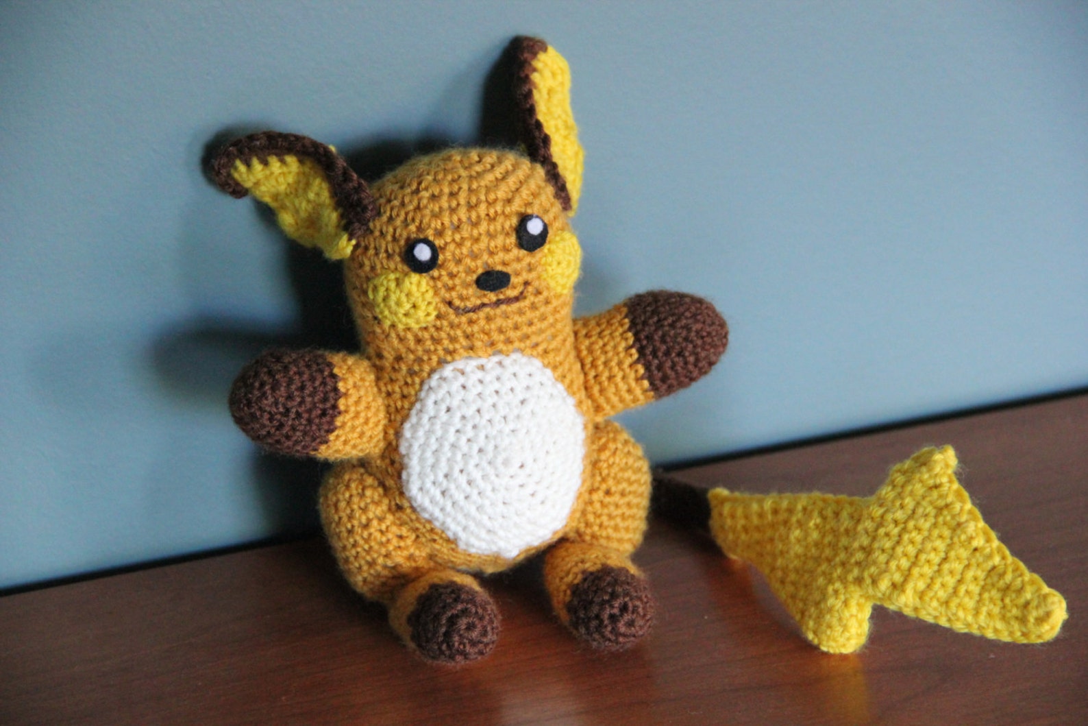 Cute Raichu Pokémon Crochet Pattern - Etsy