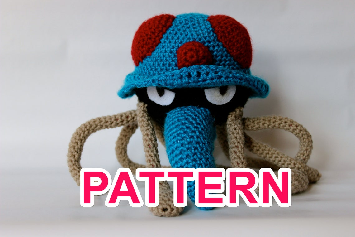 Tentacruel Pokémon Crochet Pattern - Etsy